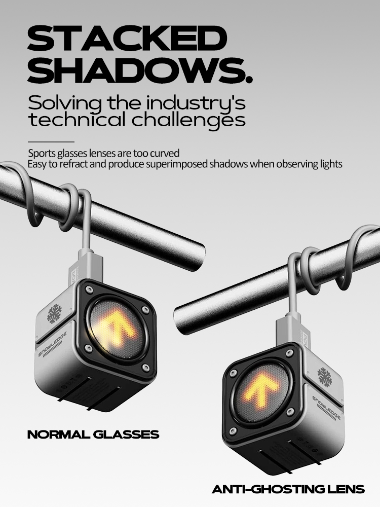 Photochromic Anti-Ghosting Sports Glasses - Hubo